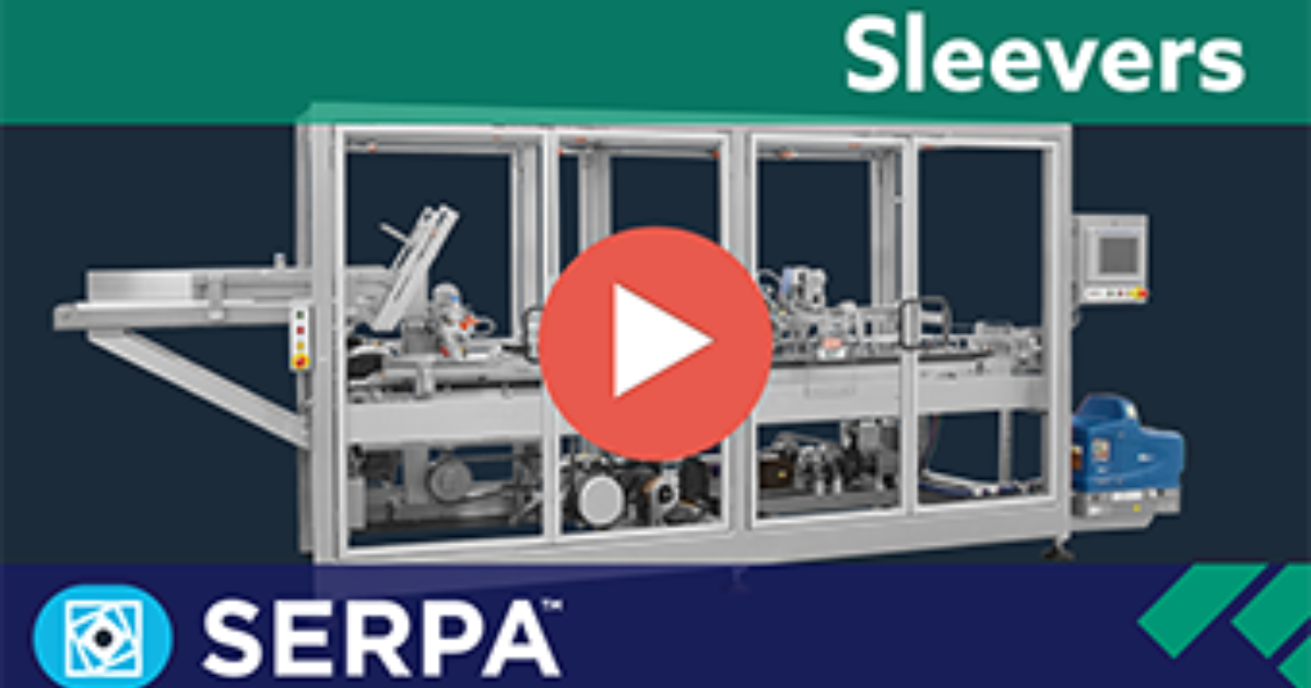 Horizontal Sleevers - Automated Packaging Sleeve Systems | Serpa Packaging Solutions