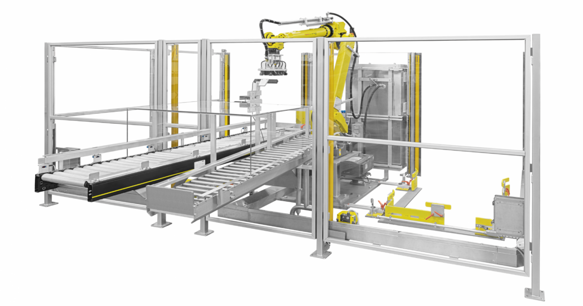 Dual Cell Palletizer - Twin Cell Palletizing System | Serpa Packaging ...